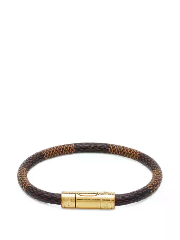 LOUIS VUITTON Keep It Damier Canvas Bracelet
