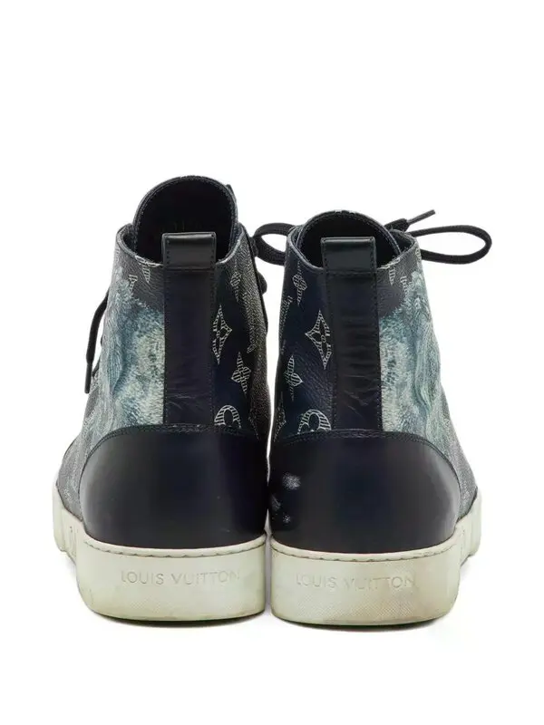 LOUIS VUITTON Chapman Brothers Savane Monogram High-top Sneakers