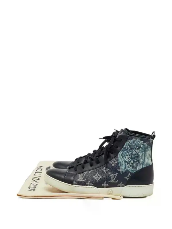LOUIS VUITTON Chapman Brothers Savane Monogram High-top Sneakers