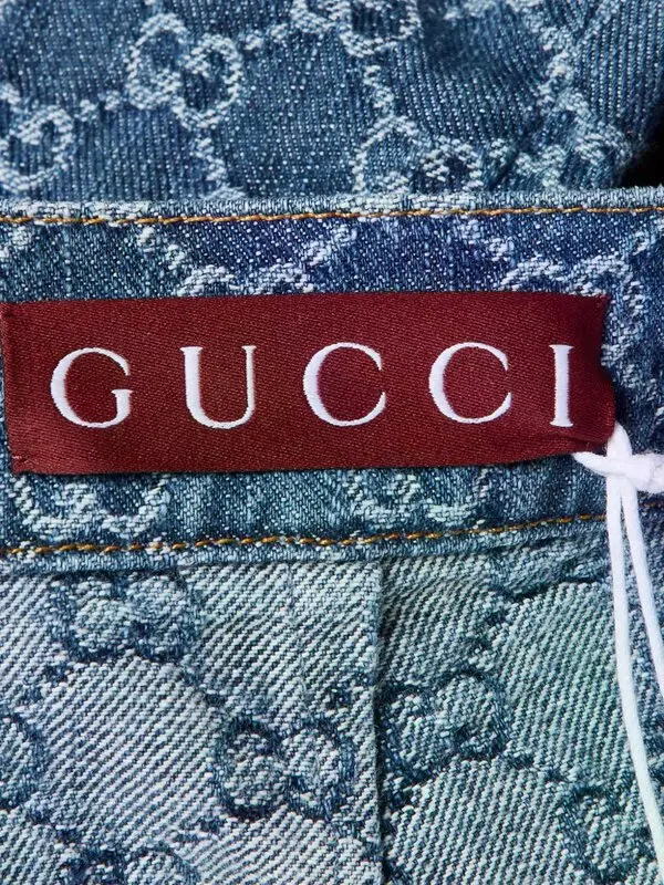 Gucci Gg Monogram Jacquard Mini Skirt