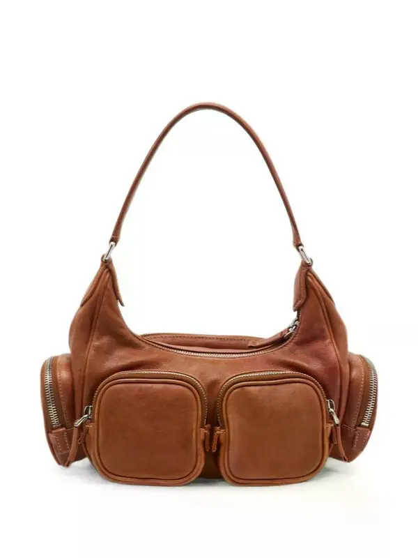 Miu Miu Multi-pocket Leather Shoulder Bag