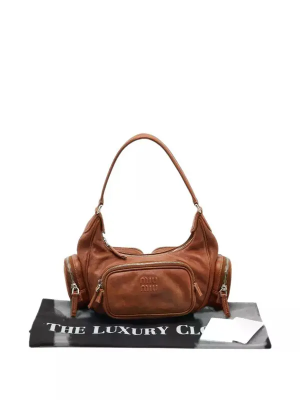 Miu Miu Multi-pocket Leather Shoulder Bag