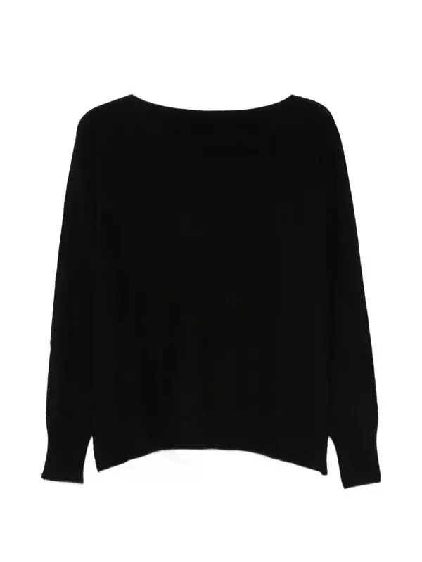 D.exterior Embellished-neck Sweater