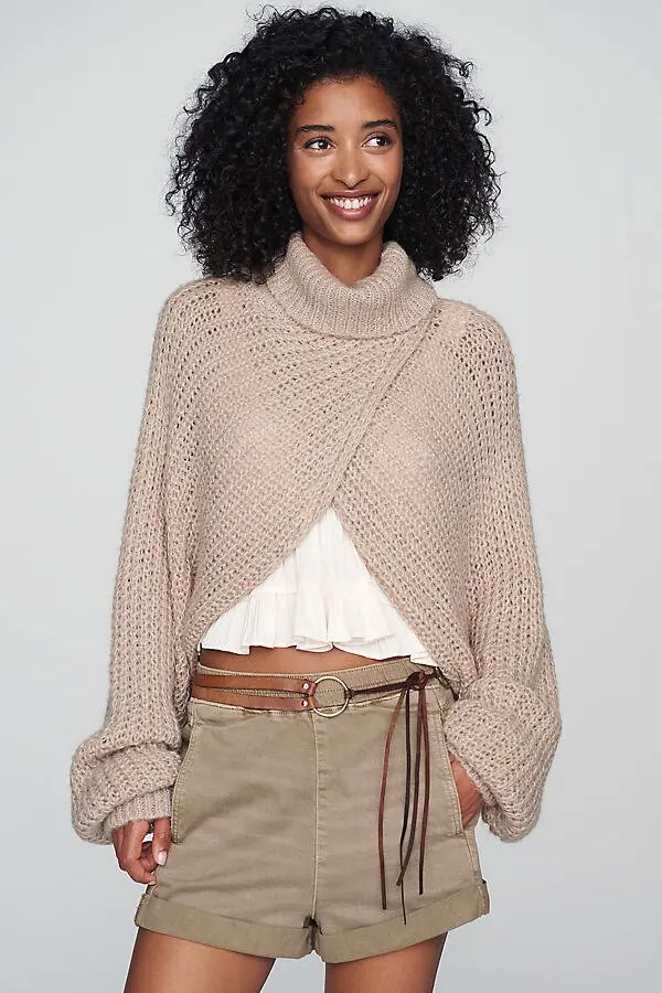 PILCRO Izzie Relaxed Pull-on Shorts - Sepia