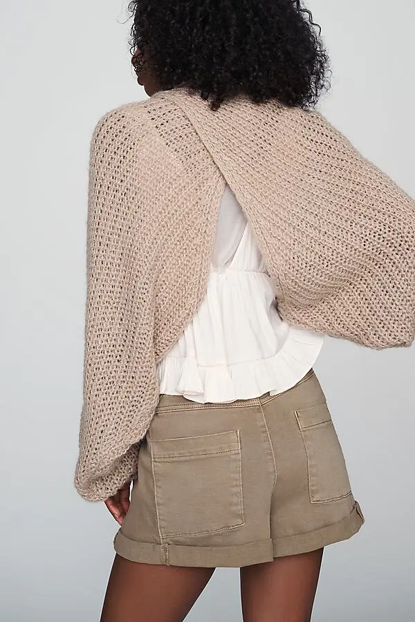 PILCRO Izzie Relaxed Pull-on Shorts - Sepia