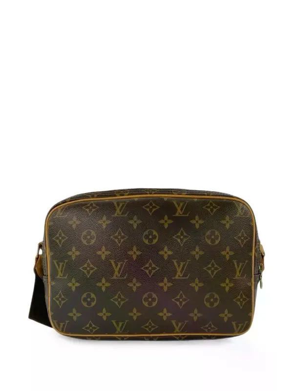 LOUIS VUITTON Monogram Reporter Pm Crossbody Bag - Brown