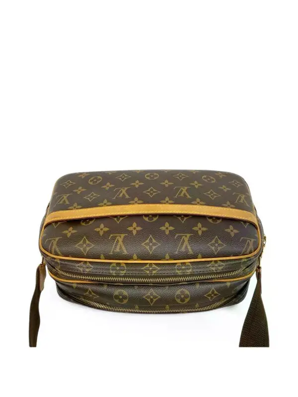 LOUIS VUITTON Monogram Reporter Pm Crossbody Bag - Brown
