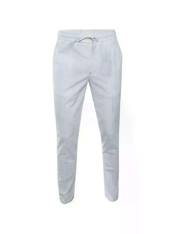 Isaia Seersucker Tapered Trousers