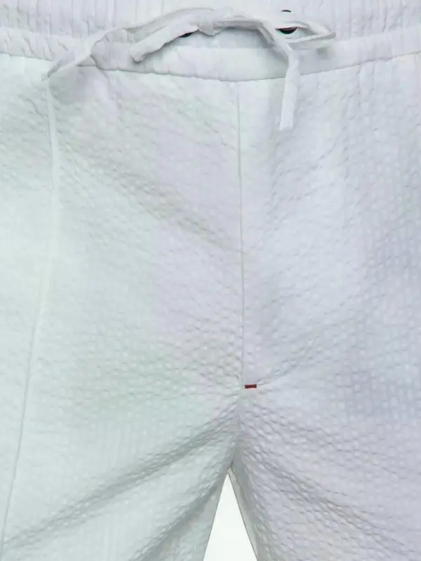Isaia Seersucker Tapered Trousers