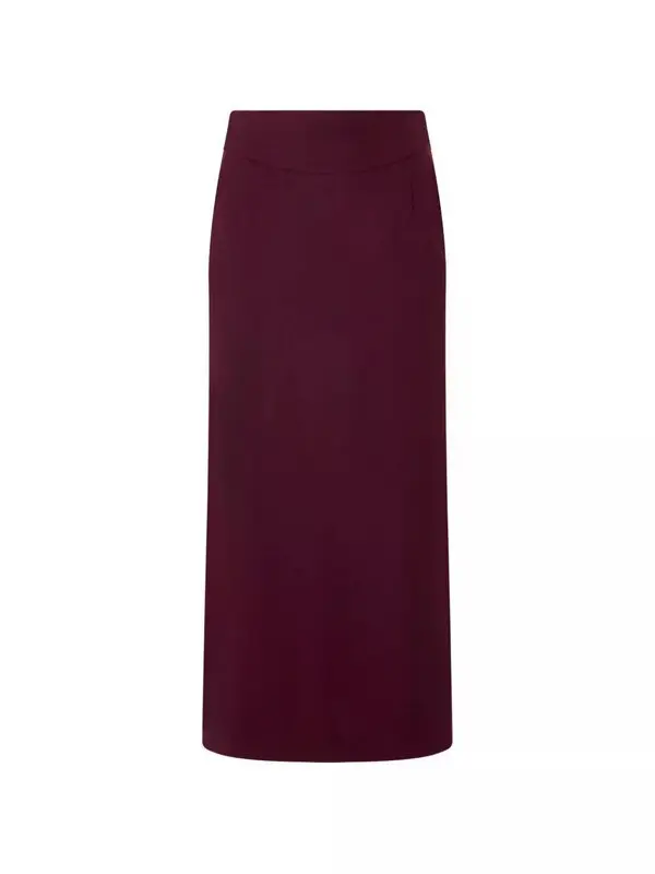 Alberta Ferretti High-waisted Midi Skirt