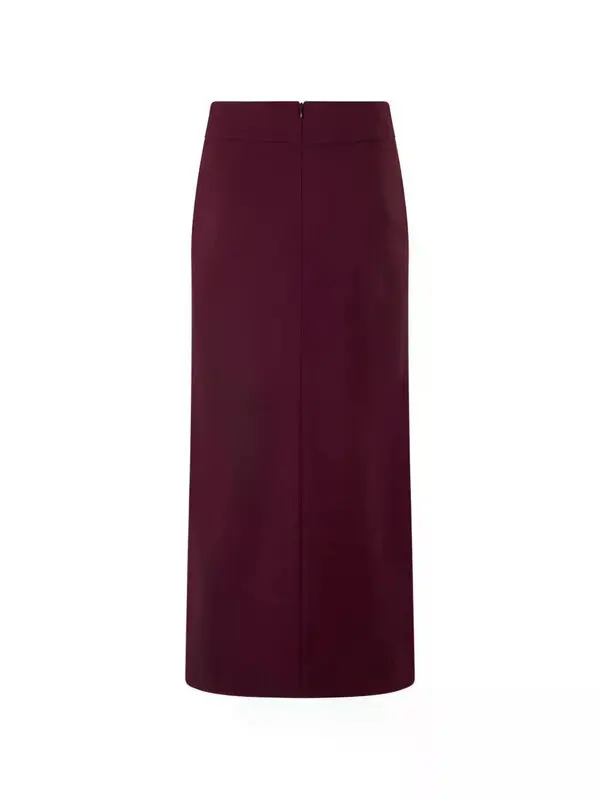 Alberta Ferretti High-waisted Midi Skirt