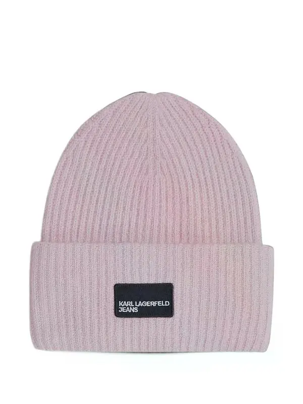Karl Lagerfeld Long Beanie - Pink