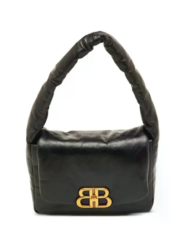 Balenciaga 2011 Small Monaco Shoulder Bag - Black