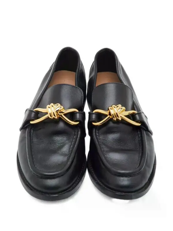Bottega Veneta Knot Leather Loafers