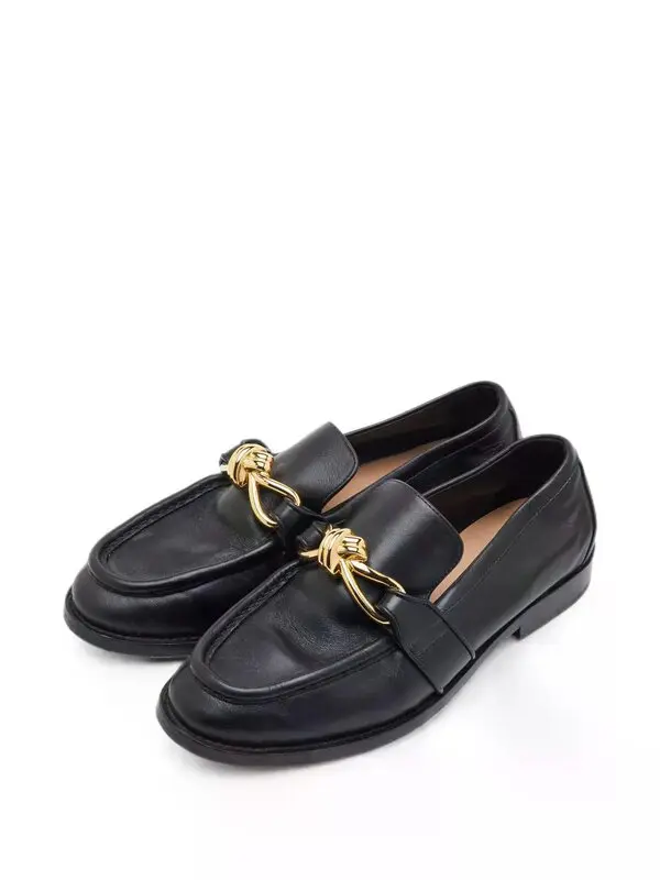 Bottega Veneta Knot Leather Loafers