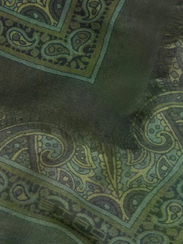 Etro Modal-and-cashmere Shawl With Symmetrical Motif