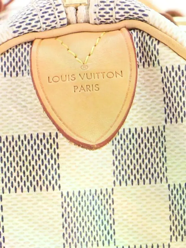 LOUIS VUITTON Speedy 35 Satchel - White