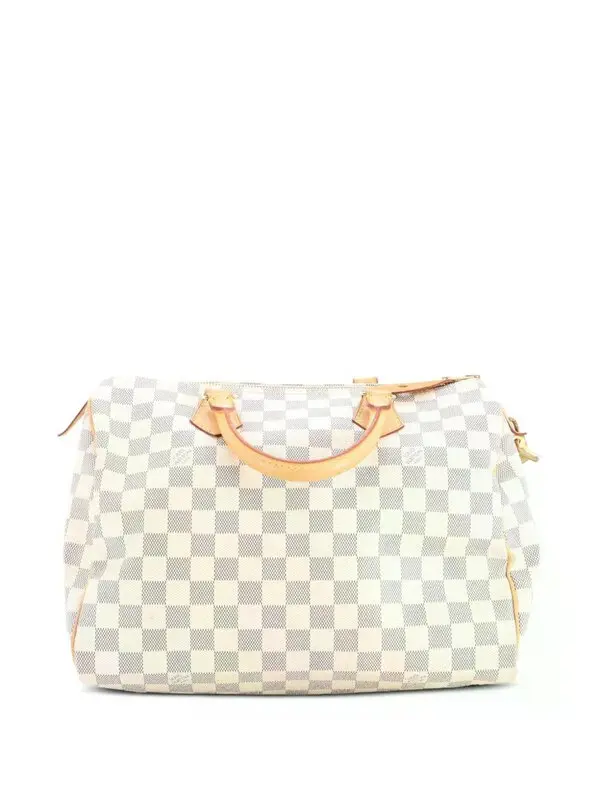 LOUIS VUITTON Speedy 35 Satchel - White