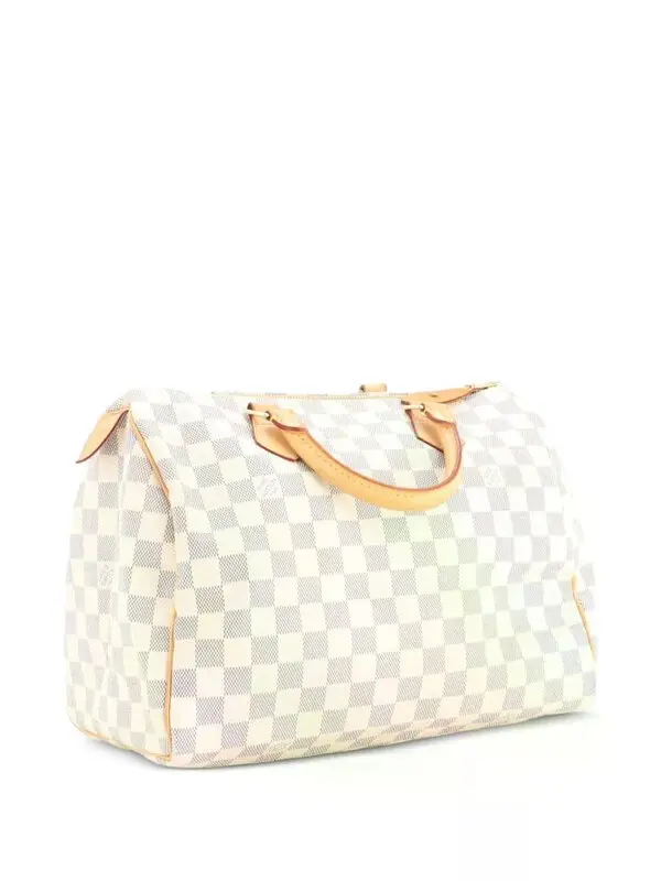 LOUIS VUITTON Speedy 35 Satchel - White
