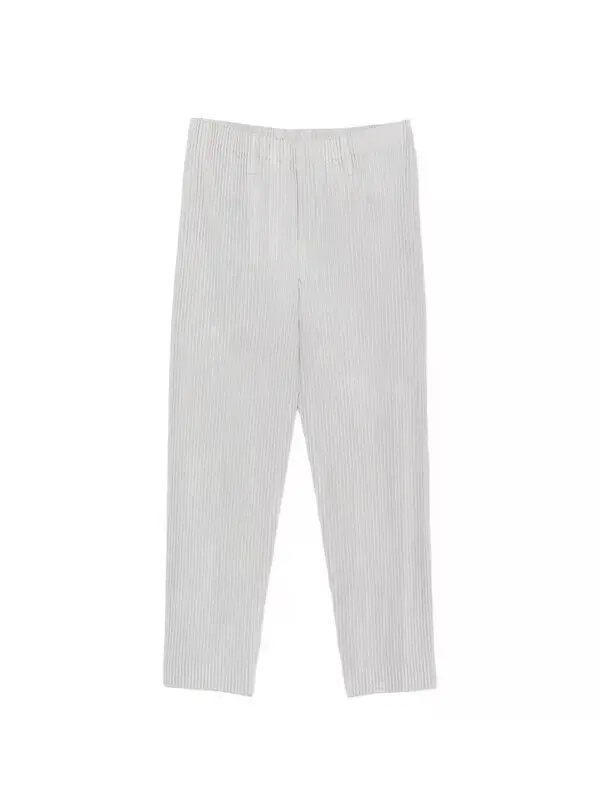 Issey Miyake Cropped Pleated Trousers