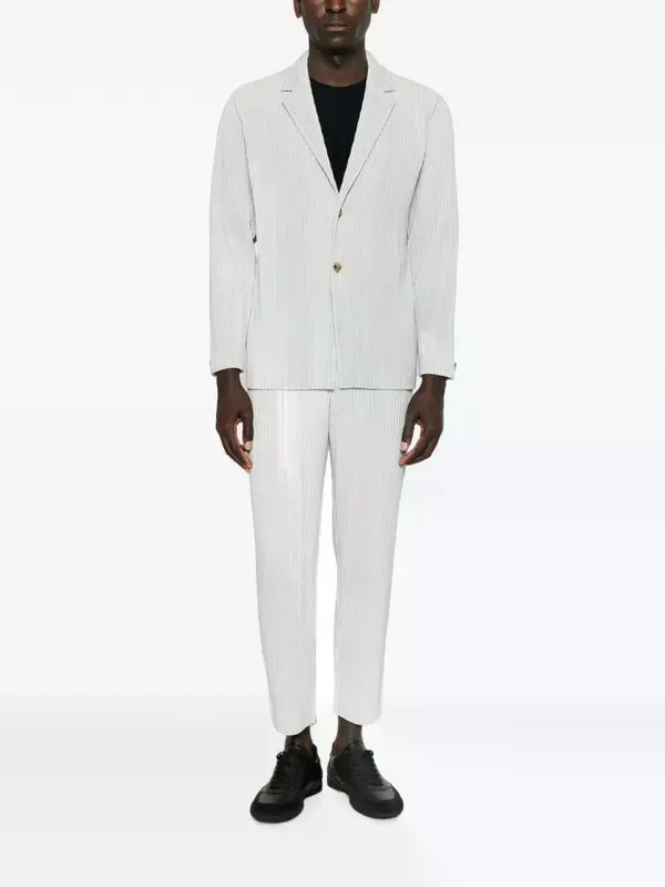 Issey Miyake Cropped Pleated Trousers