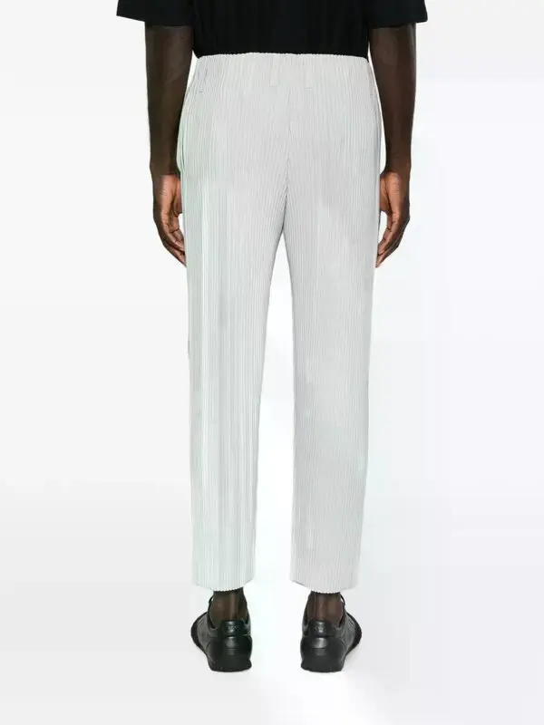 Issey Miyake Cropped Pleated Trousers