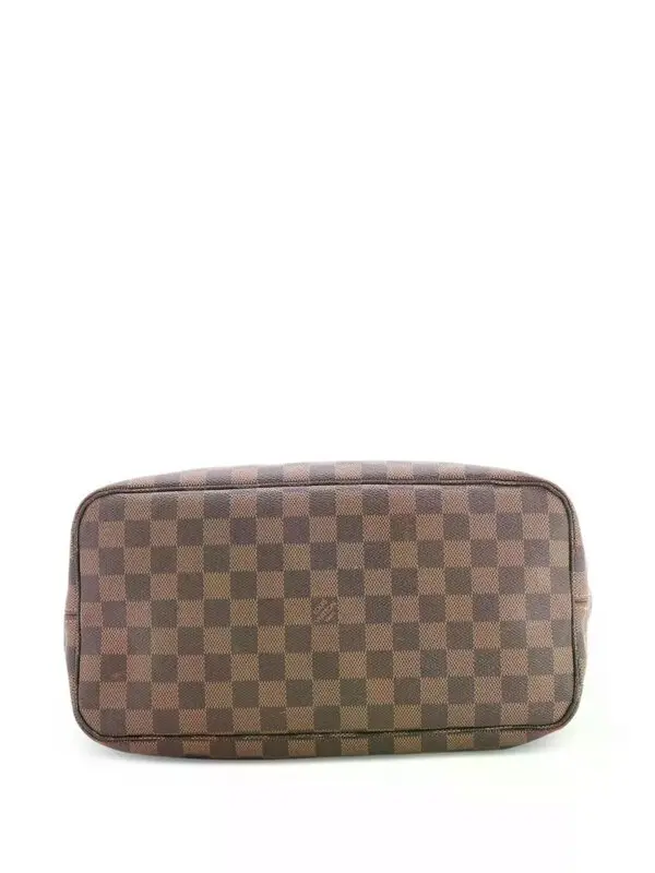 LOUIS VUITTON Damier Neverfull Mm Tote Bag - Brown