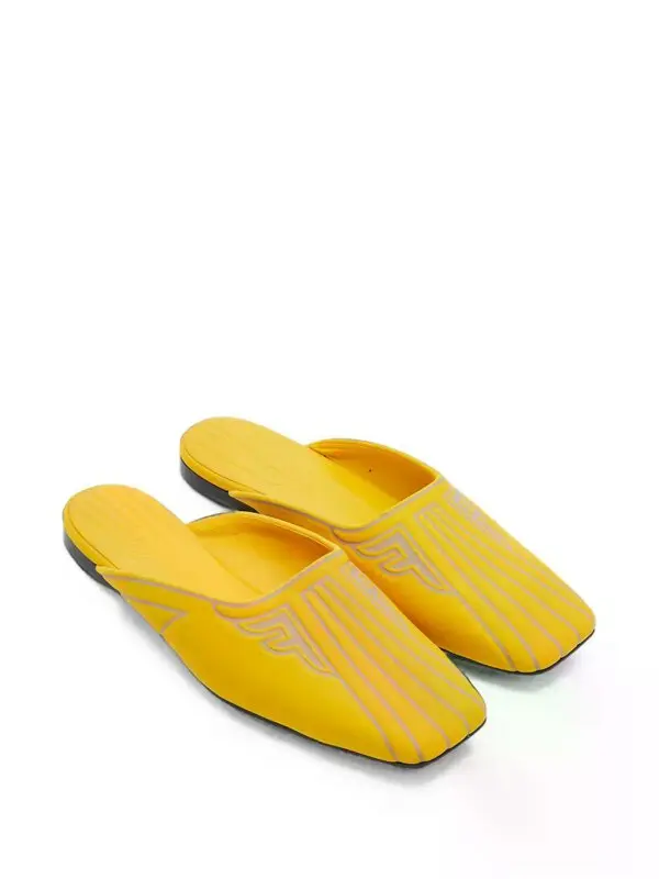 Fendi Graphic Motif Mules
