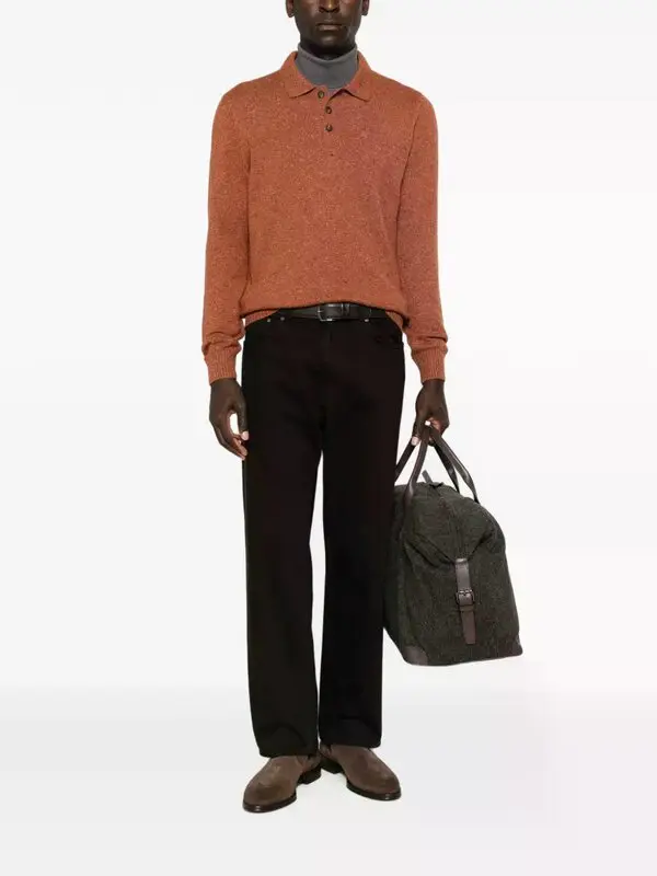 GRAN SASSO Button-down Polo Sweater