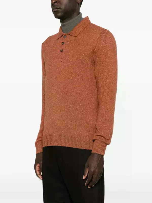 GRAN SASSO Button-down Polo Sweater