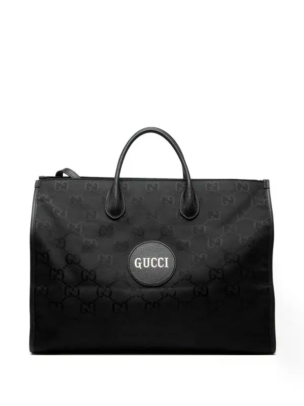 Gucci 2016-2026 Gg Econyl Off The Grid Convertible Tote Satchel - Black