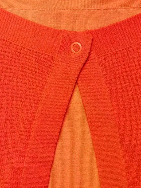 Fendi Double-layer Knit Mini Skirt