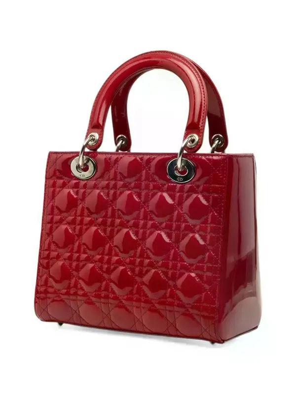 Dior 2013 Medium Patent Cannage Lady Satchel