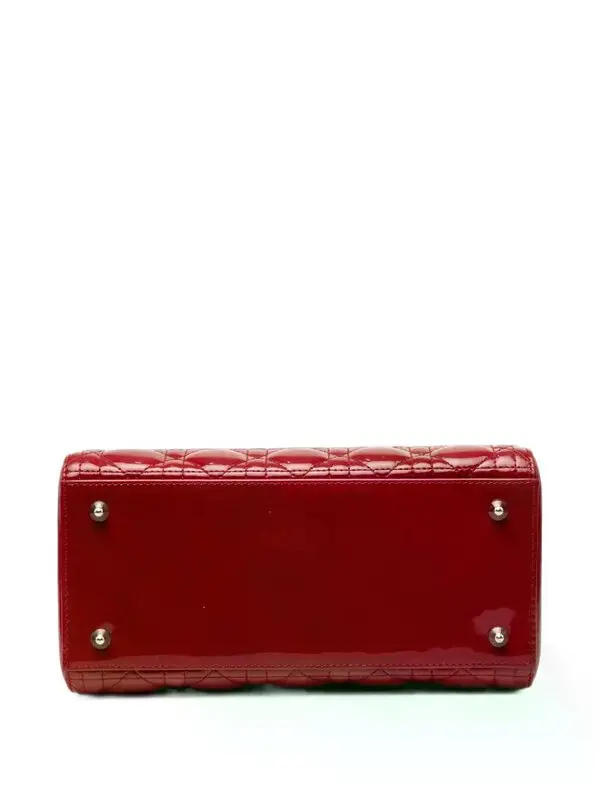 Dior 2013 Medium Patent Cannage Lady Satchel