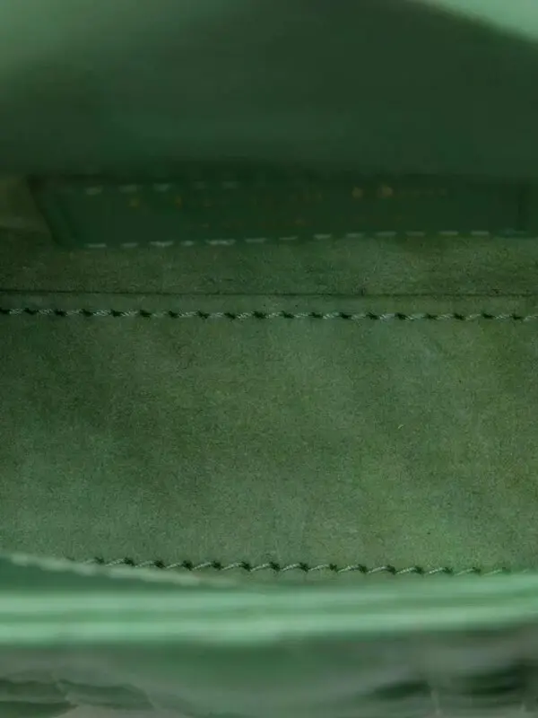 Dior 2020 Micro Lambskin Cannage Lady Satchel - Green