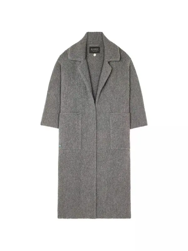 Alanui Rib-stitch Belted Coat