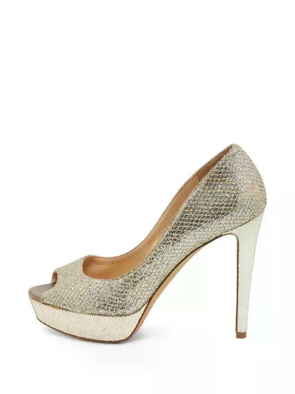 JIMMY CHOO Luna Platform Peep-toe Sandals