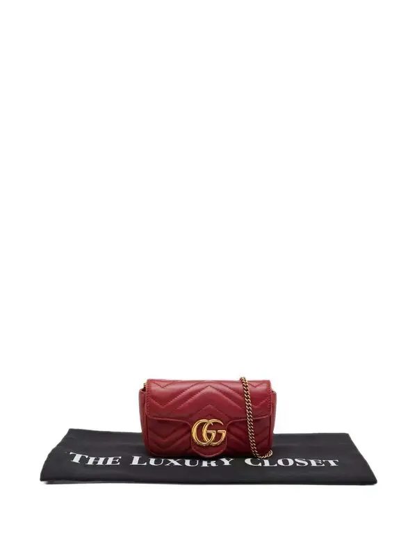 Gucci Mini Gg Marmont Matelassé Crossbody Bag