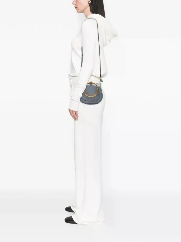 Chloé Nile Leather Bracelet Satchel - Blue