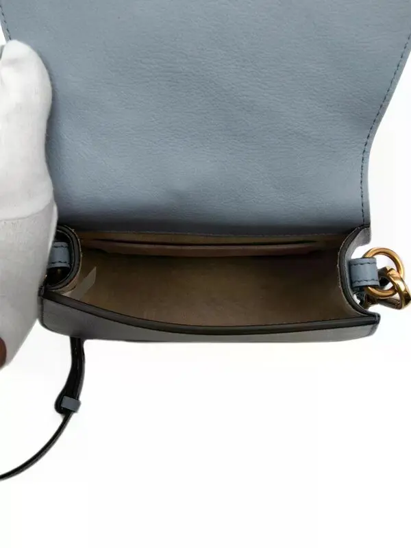 Chloé Nile Leather Bracelet Satchel - Blue