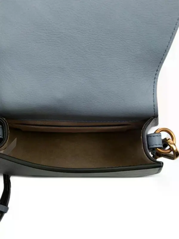 Chloé Nile Leather Bracelet Satchel - Blue