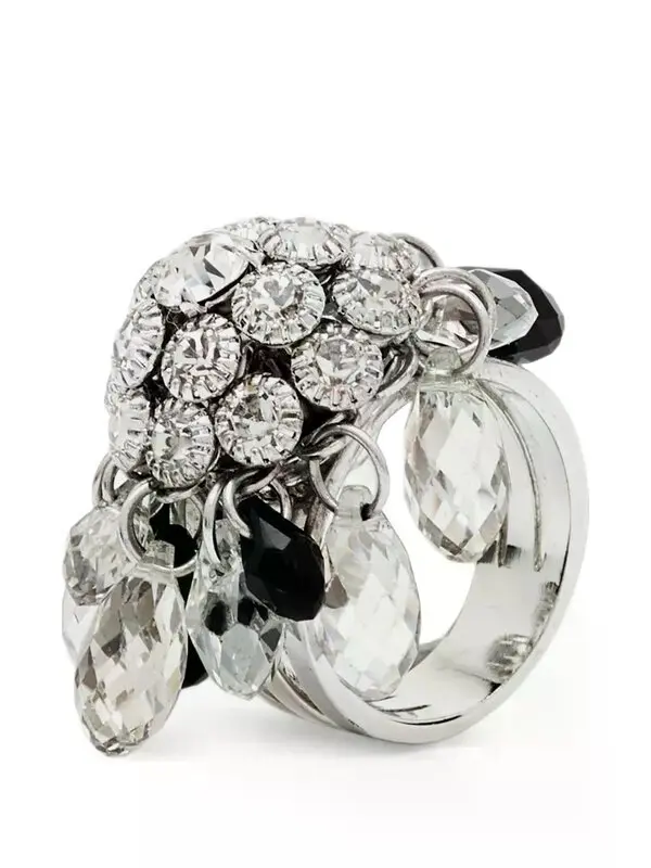 Dior Crystal And Bead Ring