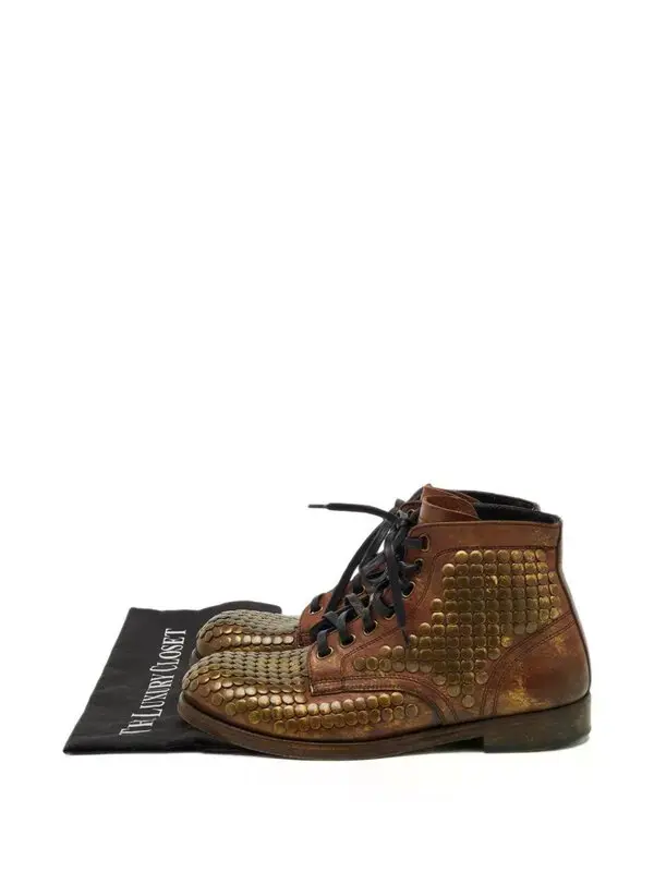 Dolce & Gabbana Cortina Studded Ankle Boots