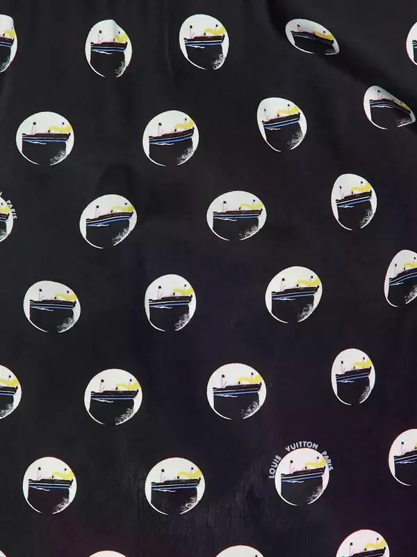 LOUIS VUITTON Printed Paneled Shift Dress