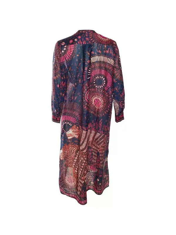 Dior Kaleidoscope Print Midi Dress