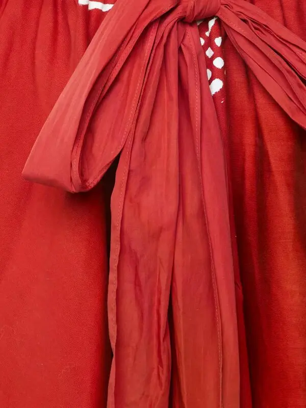 Prada Gathered Midi Skirt