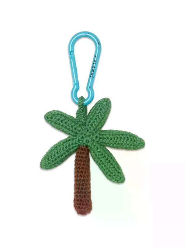 Alanui Palm Amigurumi Crochet Keyring - Green