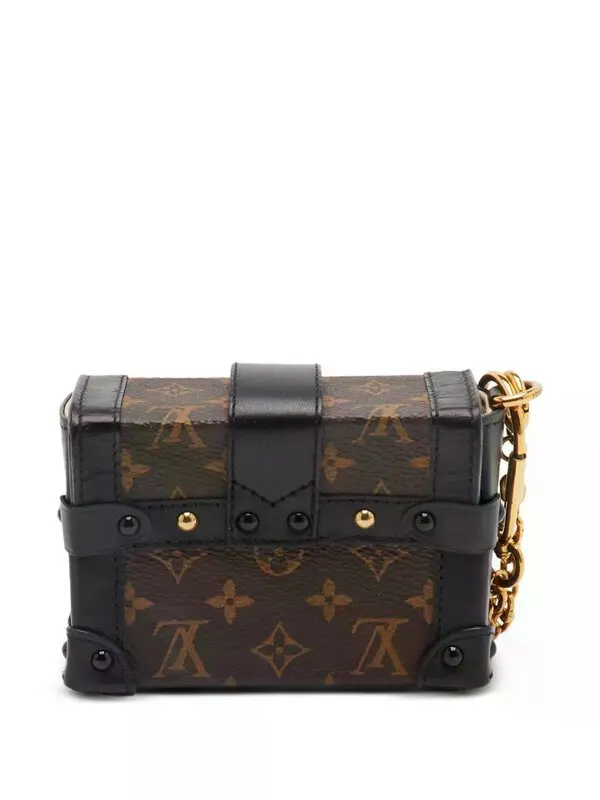 LOUIS VUITTON Monogram Trunk Clutch Bag - Brown