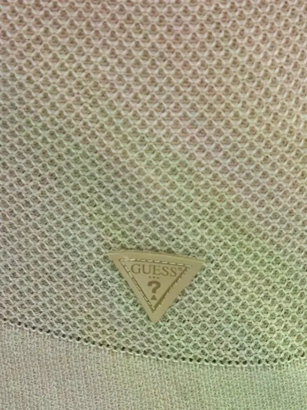 Guess Waffle Knit Crew Neck Sweater