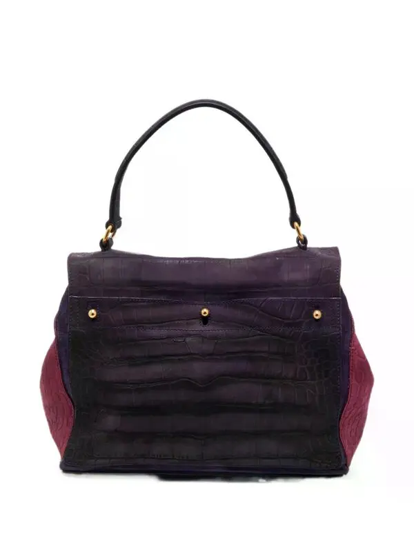 Saint Laurent Muse Two Croc-embossed Shoulder Bag